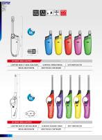 China ISO22702 Certified Refillable BBQ Kitchen Lighter 27.3cm ABS Shell Steel Tube for sale