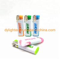 China Refillable Windproof LED Lighter F002 7.95cm Custom Logo Electronic Lighter for Promotional Wholesale for sale