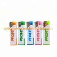 China Refillable Windproof LED Lighter F002 7.95cm Custom Logo Electronic Lighter for Promotional Wholesale for sale