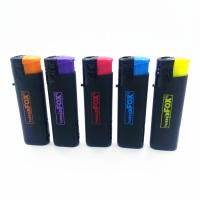 China Custom Disposable Cigarette Lighter with LED Light ISO9994 7.95x2.46x1.37 cm for sale