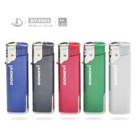 China Custom Windproof Cigarette Lighter with LED 7.95x2.46x1.37cm ABS AS for sale