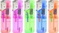 China Disposable Windproof Plastic Electronic Gas Cigarette Lighter 7.95x2.46x1.37cm for Promotional Gifts for sale