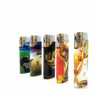 China Customized Windproof Cigarette Lighter Football Wrapping Paper And Customized for sale