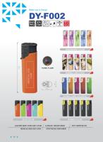 China Windproof Gas Lighter DY-F002 7.95cm Turbo Flame Customizable ISO9994 for sale