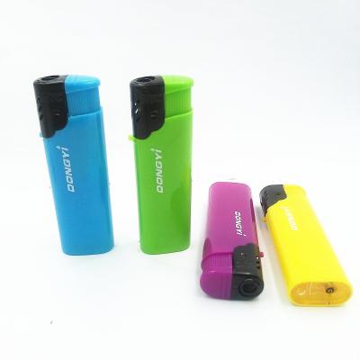 China Custom Windproof Butane Gas Lighter DY-F002 7.95cm Turbo Flame for Kitchen for sale