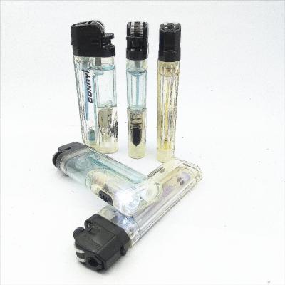China Flint Gas Lighter with LED Light 80x23.6x11.8mm Kitchen Lighter ISO9994 for sale