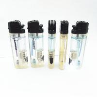 China Flint Gas Lighter with LED Light 80x23.6x11.8mm Kitchen Lighter ISO9994 for sale