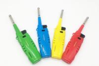 China Refillable Safety Gas Candle BBQ Fire Lighter 18.5cm ABS Steel Tube Multi-Colour for sale