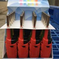China Refillable Safety Gas Candle BBQ Fire Lighter 18.5cm ABS Steel Tube Multi-Colour for sale
