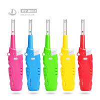 China Refillable Gas BBQ Lighter 18.5cm ABS Shell Steel Tube 5 Colors ISO 22702 for sale