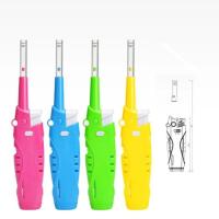 China Customized Dy-B003 Long Gas Windproof Kitchen BBQ Lighter with Customization Option for sale