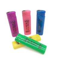 China ISO9994 Windproof Lighter 7.85cm Kid Resistant Pusher Design British Style Custom Lighter for sale