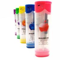 China Disposable Windproof Electronic Lighter ABS Plastic 7.85x2.39cm Custom Logo for sale