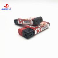 China Custom Logo Refillable Plastic Cigarette Lighter 6.8x2.58x1.3 cm Gas Lighters for Promotions for sale