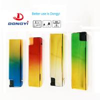 China Plastic Windproof Refillable Electric Gas Lighter 80.4x22x11.3mm Rechargeable for sale