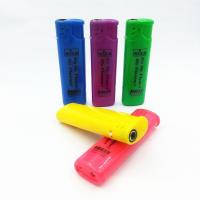 China Hunan Dongyi Windproof Gas Lighter DY-F005 Turbo Flame ISO9994 7.85cm for sale