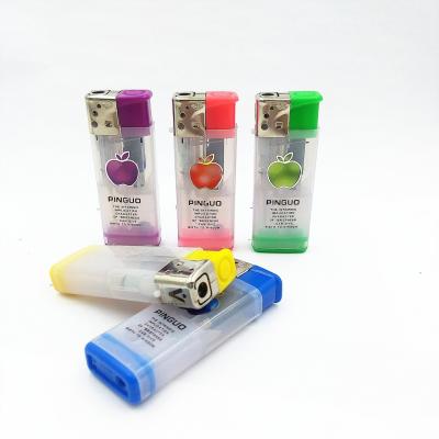 China Dongyi EUR Style Classic Windproof Gas Lighter DY-F007 6.8x2.58x1.3 cm ABS Plastic for sale