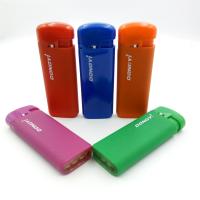 China Customizable Windproof Refillable Gas Lighter 6.8x2.78x1.3 cm ISO9994 Turbo Flame for sale