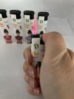 China Donyi DY-F028 Refillable Plastic Butane Lighter 7.88x2.1x1.1cm Windproof for Promotion for sale