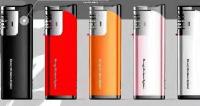 China Custom Windproof Gas Lighter with LED 10x40x12cm ABS Iron Shell Electronic Lighter for sale