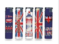 China Windproof Gas Lighter Creative Poker Design Outdoor DY-F028 7.94cm ABS for sale