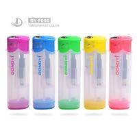 China Customized White Windproof Electric Plastic Gas Lighter 7.85x2.39x1.38cm Butterfly Design for sale