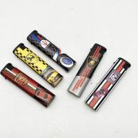 China Windproof Electric Refillable Cigarette Lighter 7.88x2.1x1.1cm ABS AS Custom Logo for sale