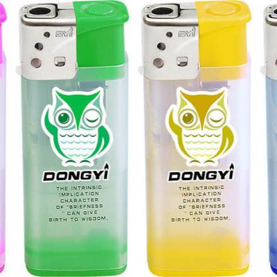 China Custom Print Carton Windproof Electric Cigarette Lighter Refillable and Customizable for sale