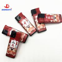 China Custom Print Carton Windproof Electric Cigarette Lighter Refillable and Customizable for sale