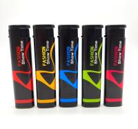 China Rechargeable Windproof Gas Lighter Model DY-F028 19.9x11.4x79.5mm OEM Colors for sale