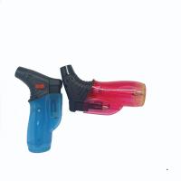 China Custom Logo Metal Torch Cigar Lighter Gun Windproof Jet Flame 98% Ignition Rate for sale