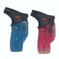 China Custom Logo Metal Torch Cigar Lighter Gun Windproof Jet Flame 98% Ignition Rate for sale