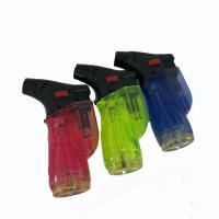 China Custom Logo Metal Torch Cigar Lighter Gun Windproof Jet Flame 98% Ignition Rate for sale