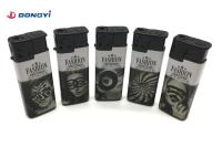 China Disposable Electric Windproof Lighter 6.8x2.58x1.3cm USB Rechargeable Custom Logo for sale
