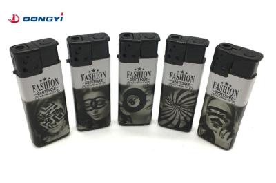 China Disposable Electric Windproof Lighter 6.8x2.58x1.3cm USB Rechargeable Custom Logo for sale