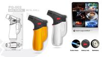 China Custom ABS Torch Lighter PQ-002 94x52x27mm Windproof Promotional Lighter for sale