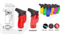 China Custom ABS Torch Lighter PQ-002 94x52x27mm Windproof Promotional Lighter for sale