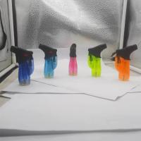 China Custom ABS Torch Lighter PQ-002 94x52x27mm Windproof Promotional Lighter for sale