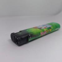 China Custom Windproof Jet Blue Flame Gas Lighter 7.88x2.1x1.1cm ABS AS for Promotions for sale