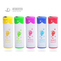 China Beautiful Butterfly Pattern Customization Portable Refillable Candle Electric Lighter for sale