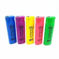 China Beautiful Butterfly Pattern Customization Portable Refillable Candle Electric Lighter for sale