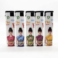 China Portable Plastic Lighter Five Colors Disposable Refillable Windproof Lighter Encendedor for sale