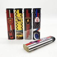 China Portable Plastic Lighter Five Colors Disposable Refillable Windproof Lighter Encendedor for sale
