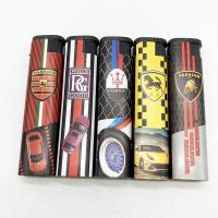 China Portable Plastic Lighter Five Colors Disposable Refillable Windproof Lighter Encendedor for sale