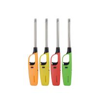 China Refillable Kitchen BBQ Gas Lighter 27cm ABS Steel Tube ISO 22702 5 Colors for sale
