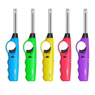 China Refillable BBQ Lighter 26.8cm Long Gas Lighter with ISO 22702 Certification for sale