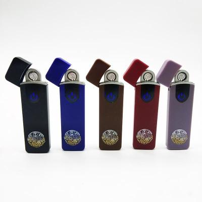 China USB Rechargeable Electronic Cigarette Lighter 8.3cm Portable Touch Induction No Flame for sale