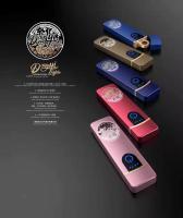 China Eco-Friendly USB Rechargeable Tungsten Wire Electronic Lighter with Custom Image Logo for sale