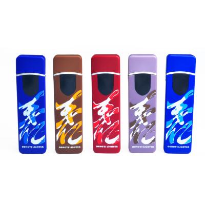 China Customized Rechargeable Electronic Cigarette Lighter with Touch Screen 8.3cm USB for sale