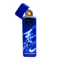 China Customized Rechargeable Electronic Cigarette Lighter with Touch Screen 8.3cm USB for sale